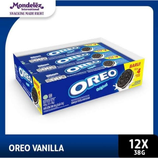 Jual Oreo Original isi 3 + 1 ( 1 pak isi 12 bungkus ) | Shopee Indonesia