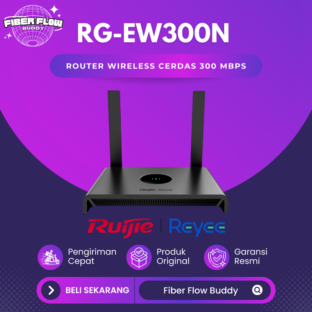 Jual Ruijie RG-EW300N Router Wireless 300Mbps | Shopee Indonesia