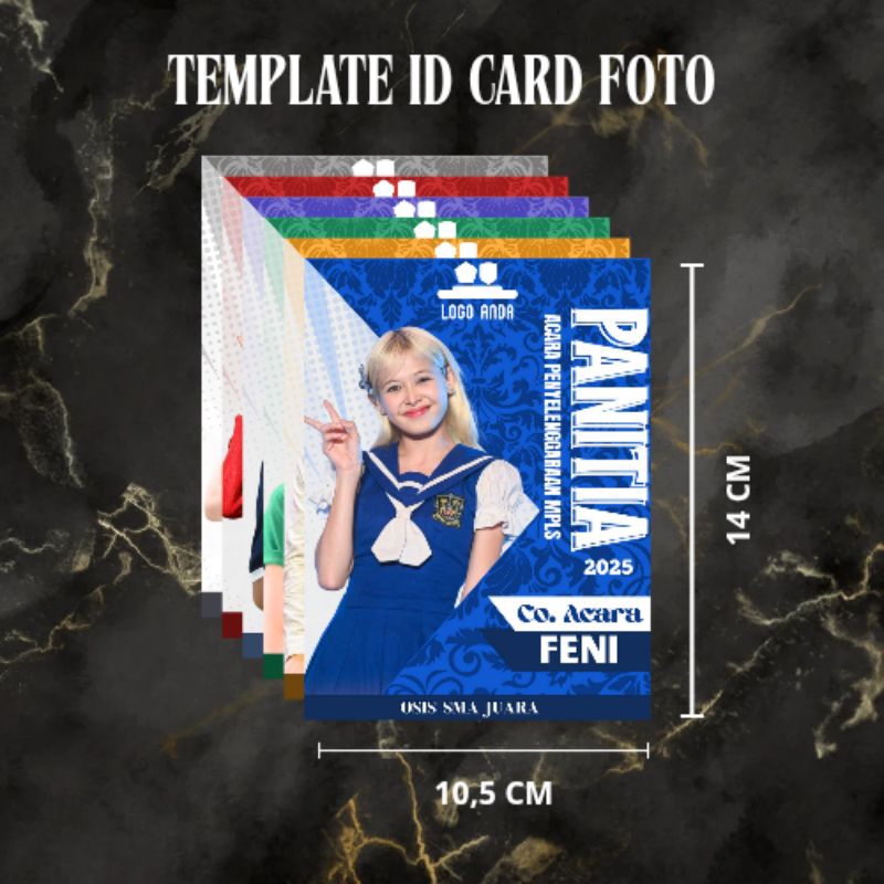 Jual Template Desain ID Card Panitia MPLS (File Digital -Editable ...