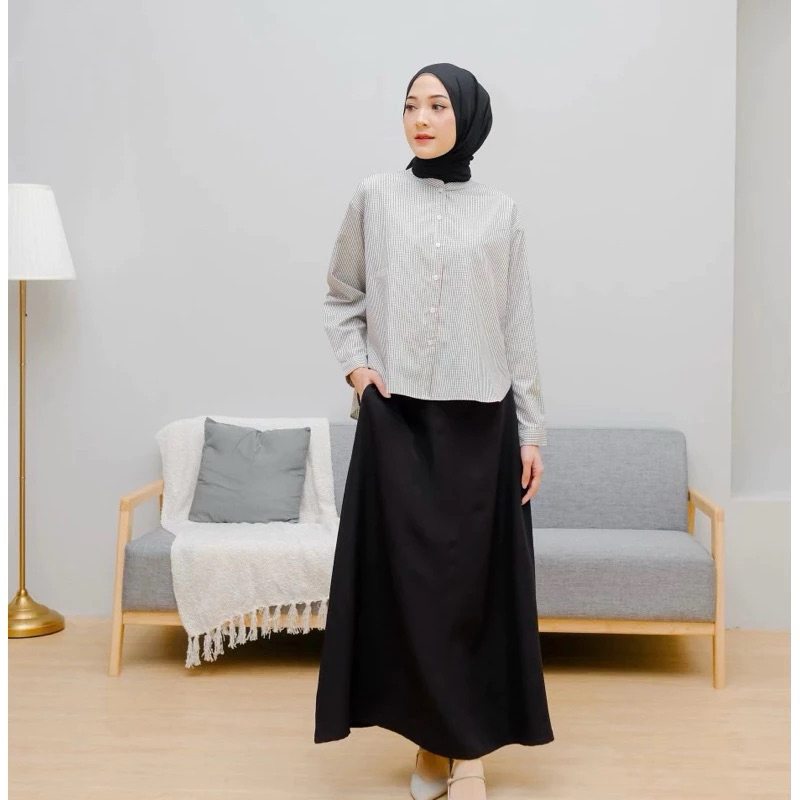 Jual Rok A Line Polos Korean Style, Rok Kantor, Rok Kerja Wanita ...