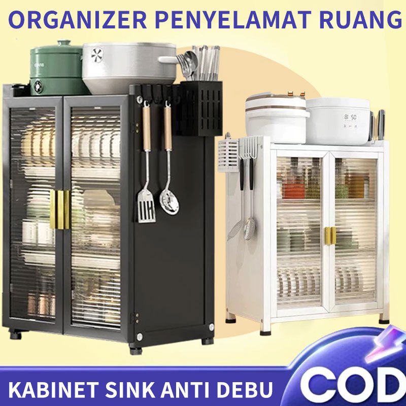 Jual Rak Piring Tertutup Rak Cuci Piring Stainless Lemari Piring ...