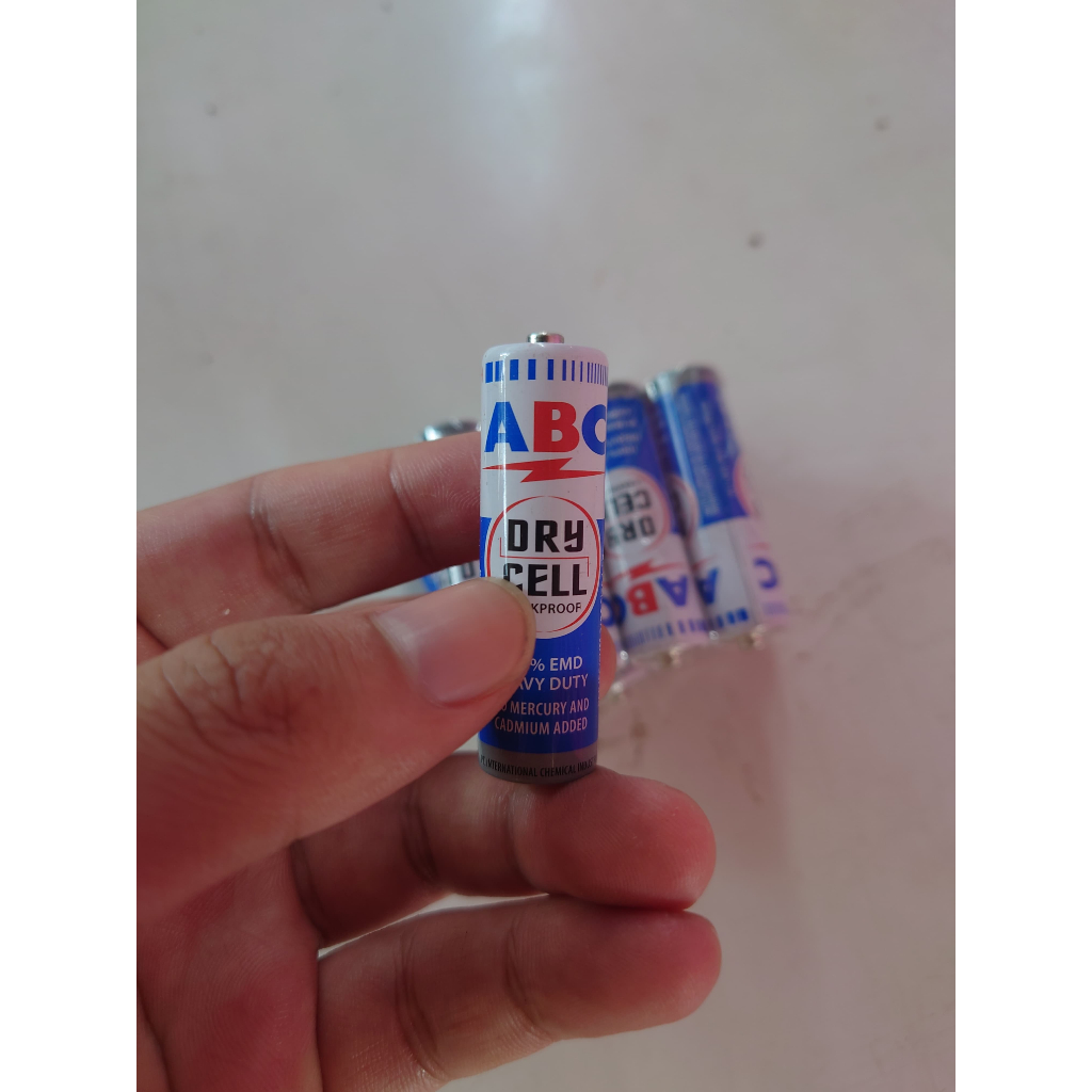 Jual Baterai ABC Tipe AA 1.5V Batu Batre Battery Dry Cell BIRU Harga ...