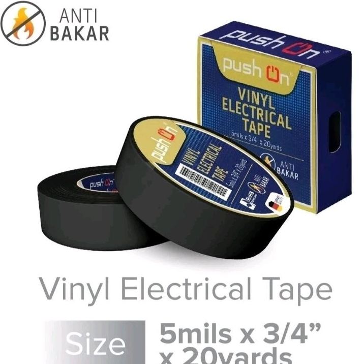 Jual Isolasi Listrik Lakban Hitam Solasi Kabel Selotip PVC - Lumment ...