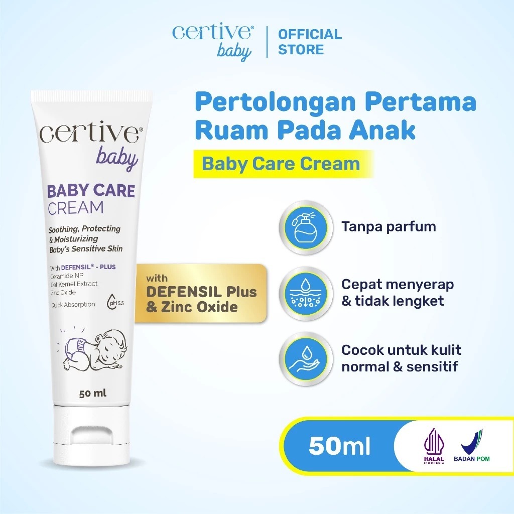 Jual Certive Baby Care Cream 50ml - Krim Ruam Bayi dan Anak & Pereda ...