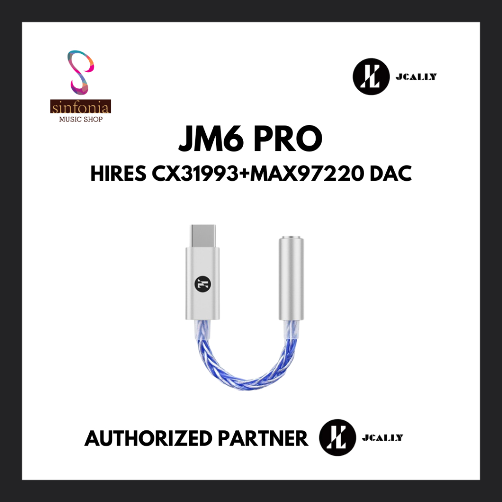 Jual JCALLY JM6 Pro Hires CX31993+MAX97220 DAC Type C to 3.5mm Adapter Converter | Shopee Indonesia