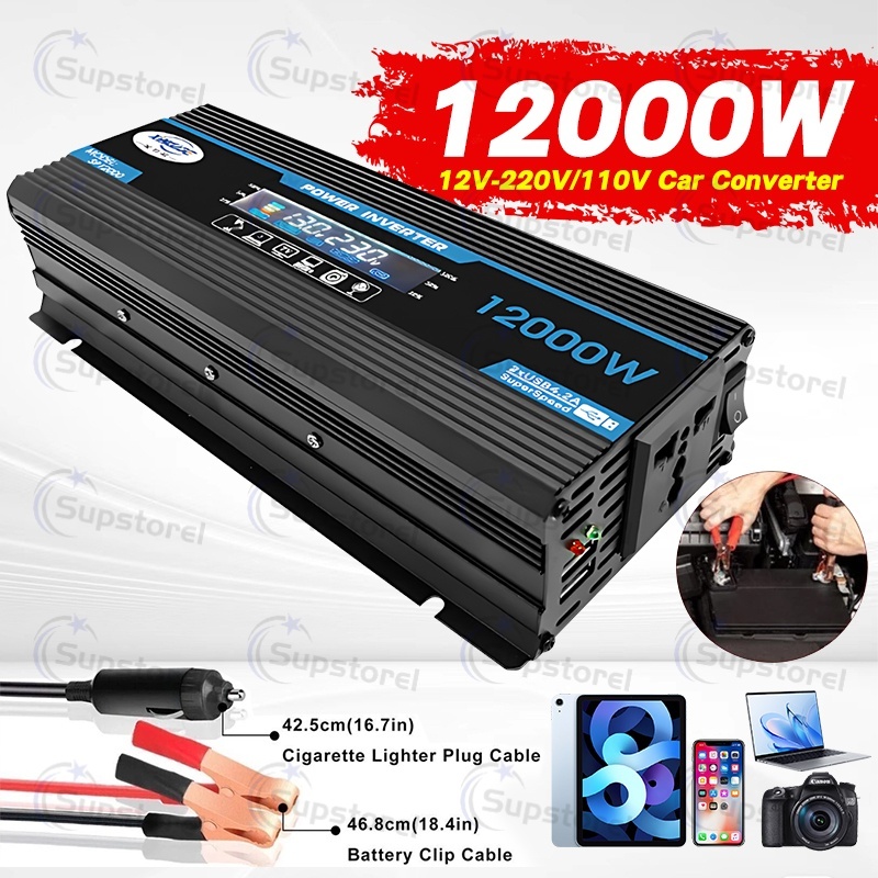 Jual Power Inverter Pure Sine Wave MSW 6000Watt Inverter DC To AC Power ...