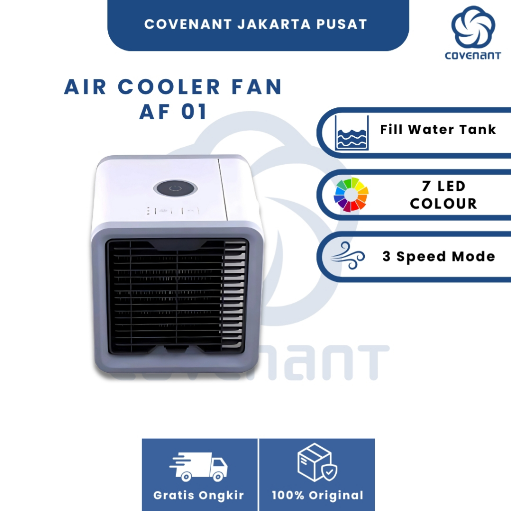 Jual CareU Air Cooler Fan AF01 FAN Mini AC Portable USB | Shopee Indonesia
