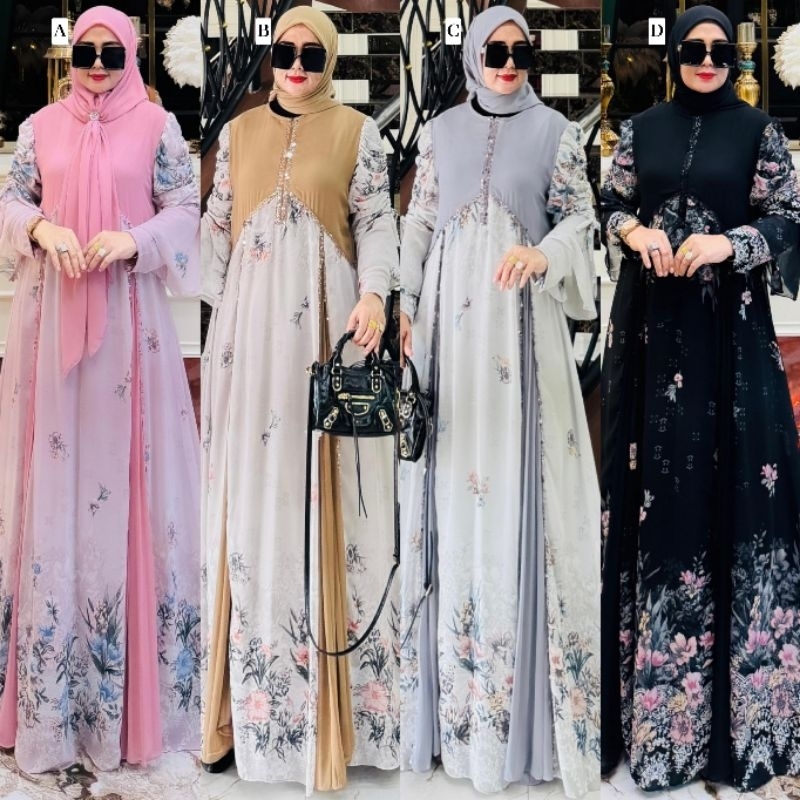 Jual Alifah Alifa vol 2 3 Series Dress Set Scraft by Refa Myrefa ...