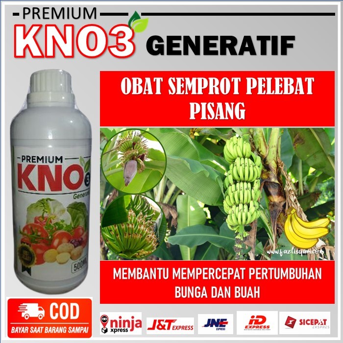 Jual PREMIUM KNO3 GENERATIF mempercepat pertumbuhan buah dan bunga tanaman pisang - Pupuk ...