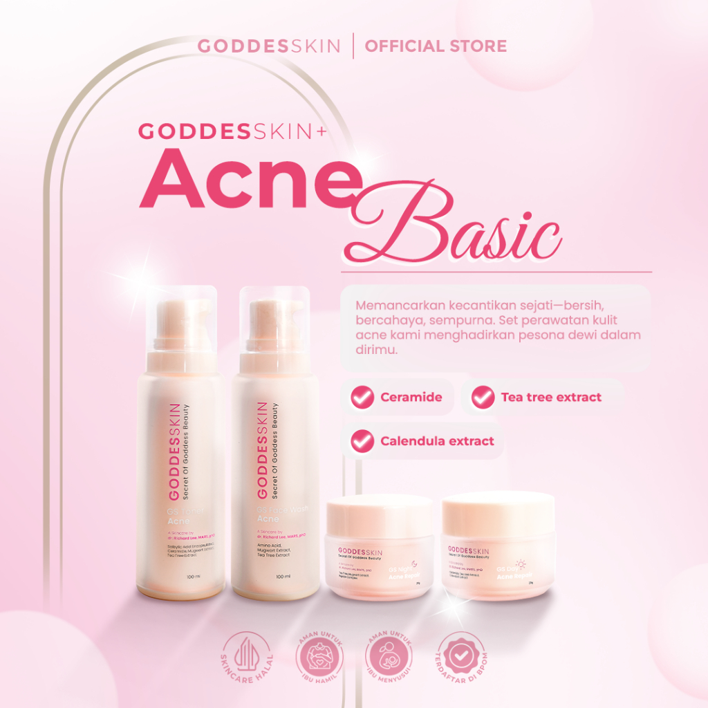 Jual Goddesskin - New GS Acne Set (Basic) | Shopee Indonesia