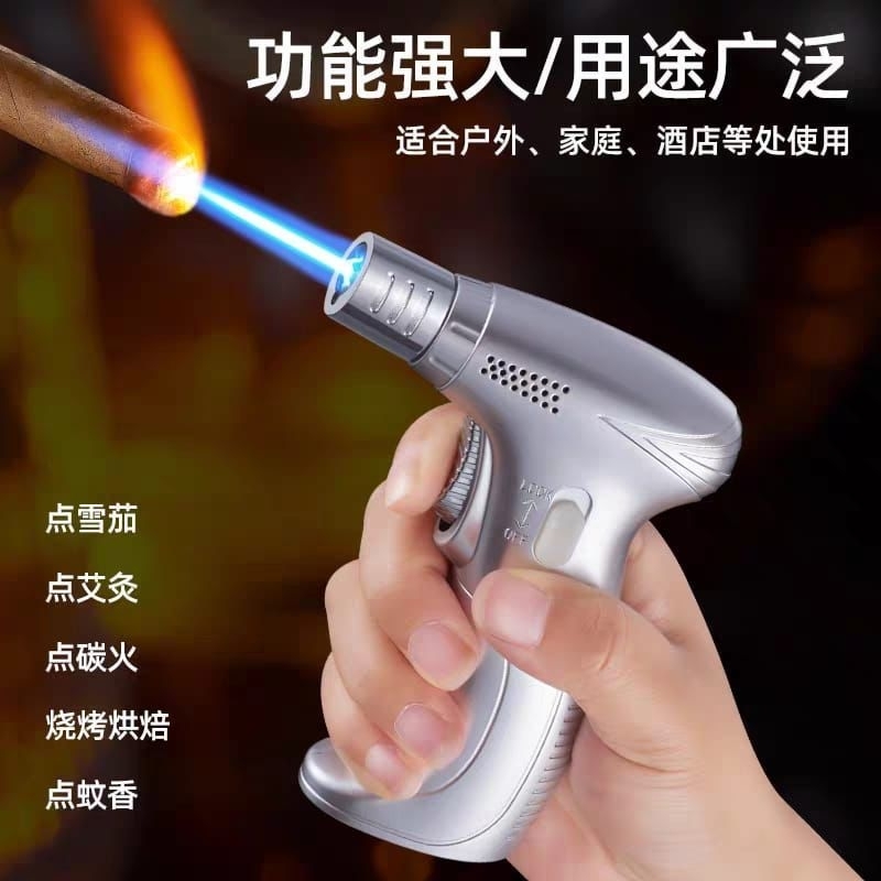 Jual Korek api torch tabung besar tahan angin isi ulang gas LF511 ...