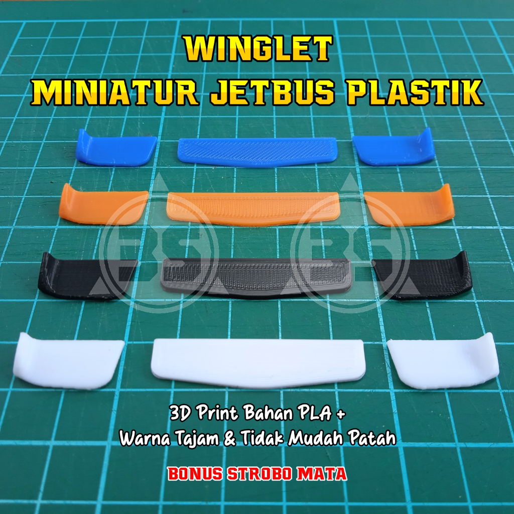 Jual Winglet Miniatur Bus Plastik 3D Print Halus | Shopee Indonesia