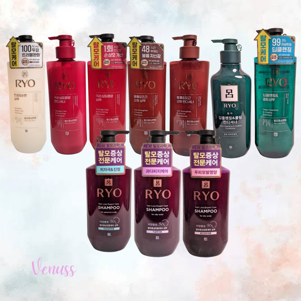 Jual Ryo jayangyunmo anti hair loss shampoo 400ml for oily | dry | weak ...