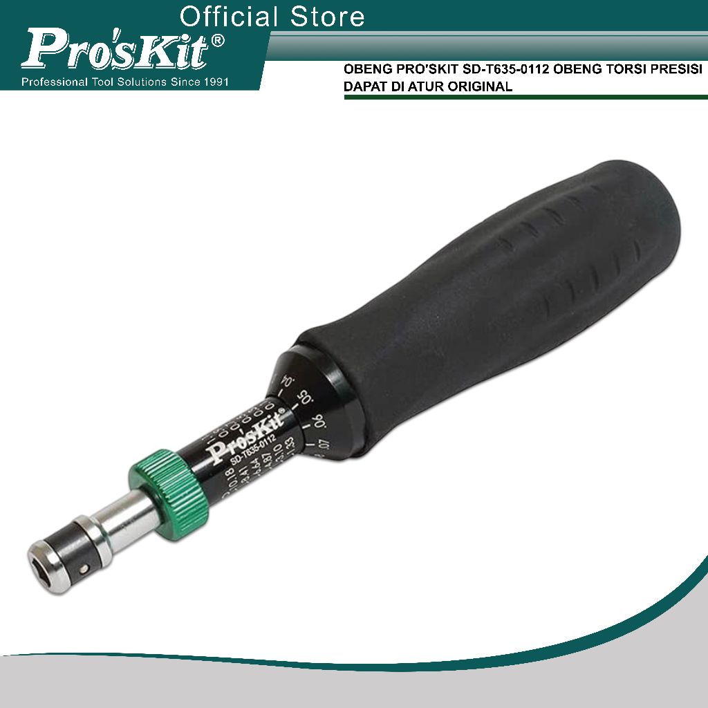 Jual OBENG PRO'SKIT SD-T635-0112 OBENG TORSI PRESISI DAPAT DI ATUR ...