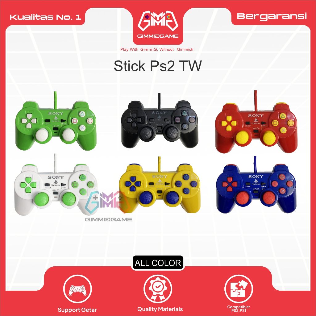 Jual Stick Stik Controller Gamepad PS2 TW Warna | Shopee Indonesia