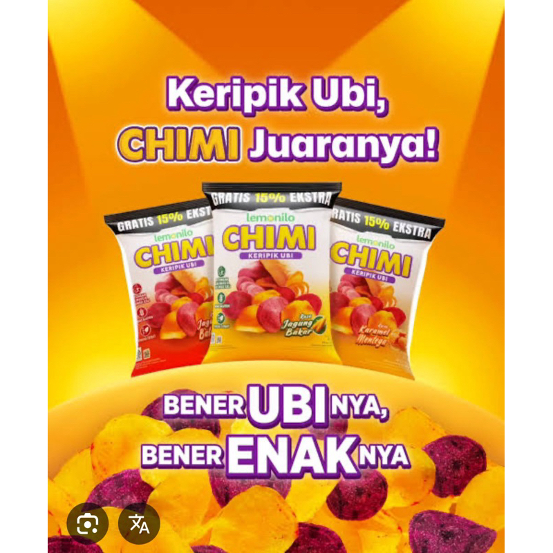 Jual Lemonilo CHIMI Keripik Ubi aneka rasa 45gr | Shopee Indonesia