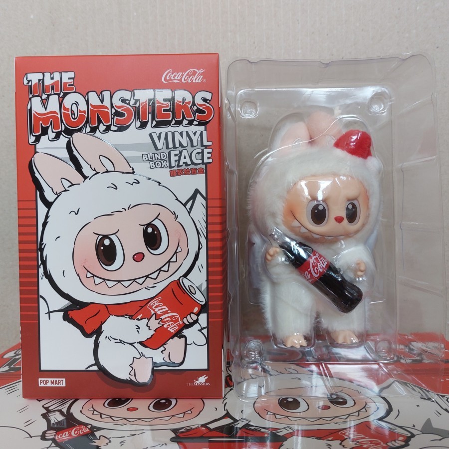 Jual Labubu Coca Cola Vinyl Face Plush ORIGINAL Pop Mart selected or ...