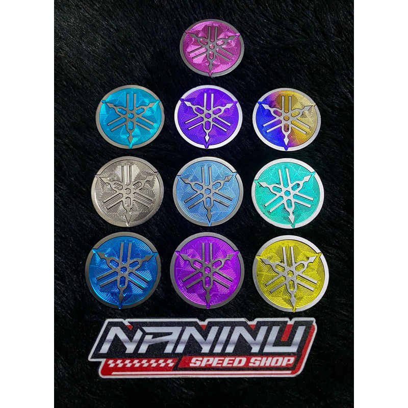 Jual emblem garputala yamaha titanium ukuran small (3cm) | Shopee Indonesia