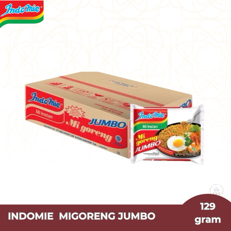 Jual [1DUS] Indomie goreng jumbo 129gram | Shopee Indonesia