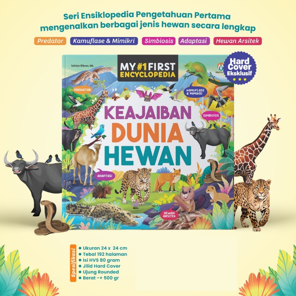 Jual ziyadbooks official buku my first encyclopedia animalia kingdom ...