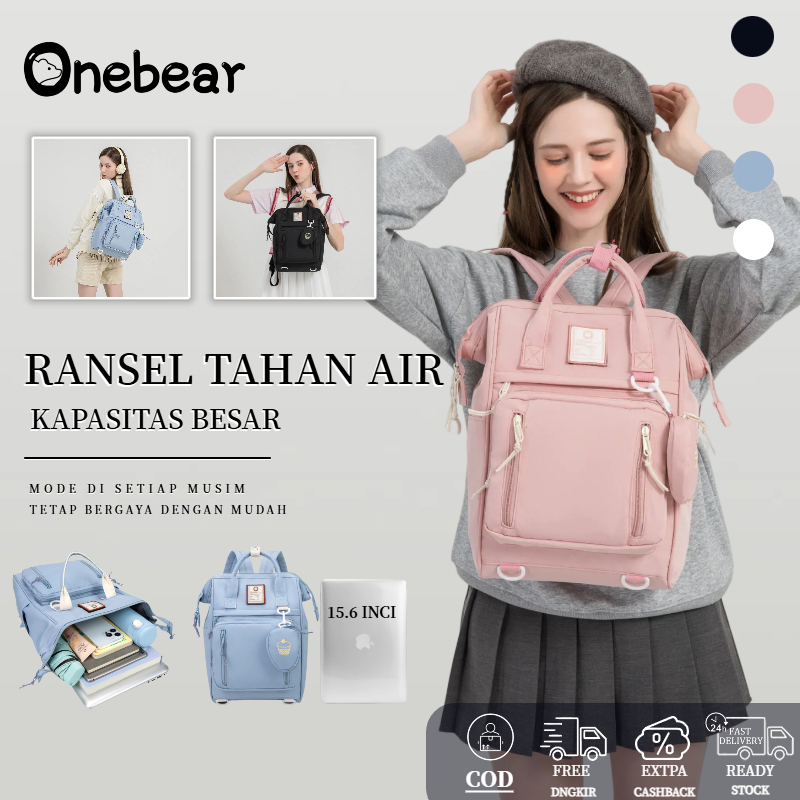 Jual Onebear backpack korea sma wanita tas sekolah ransel Fashion ...