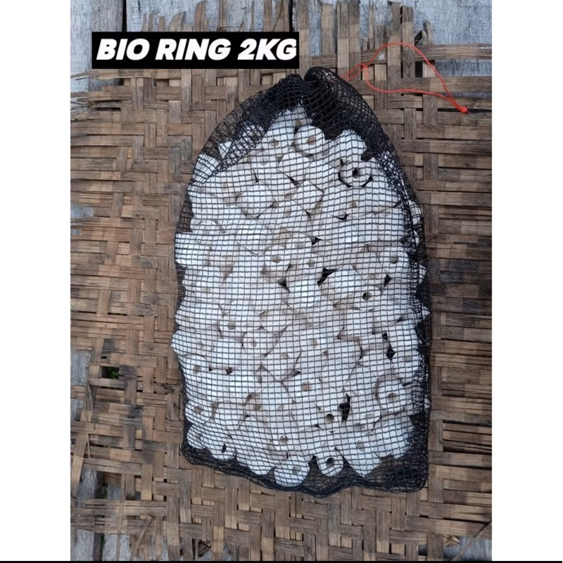 Jual Bioring Bio ring ceramic 2kg kemasan waring jaring | Shopee Indonesia