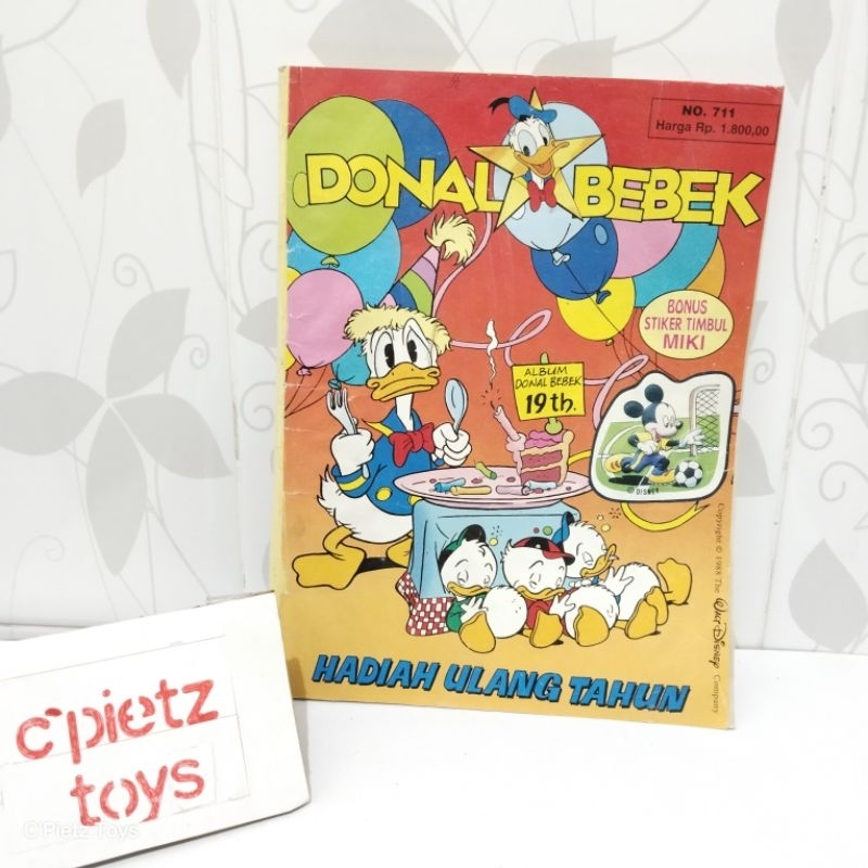 Jual Majalah Komik Donal Bebek Edisi 711 - Hadiah Ulang Tahun (Second/Preloved) | Shopee Indonesia