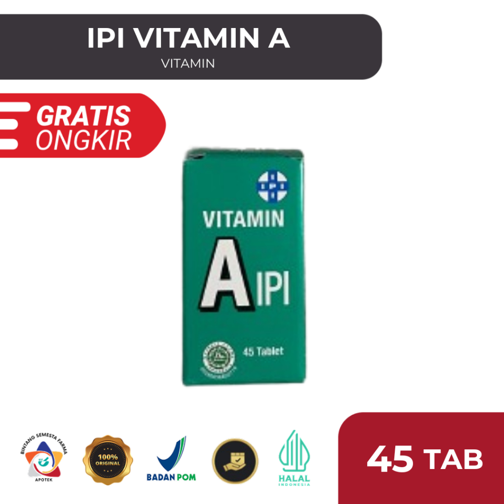 Jual Vitamin A Ipi 45 Tablet Isap - Membantu Kebutuhan Vitamin A ...