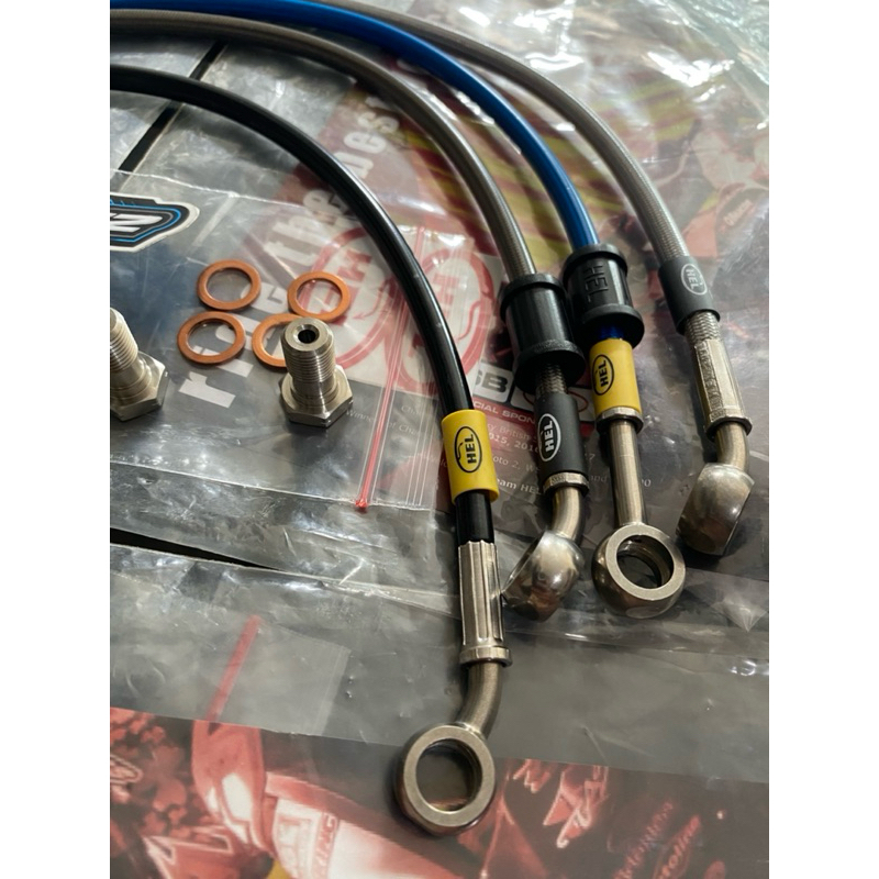 Jual SELANG REM HEL CARBON ORIGINAL | Shopee Indonesia