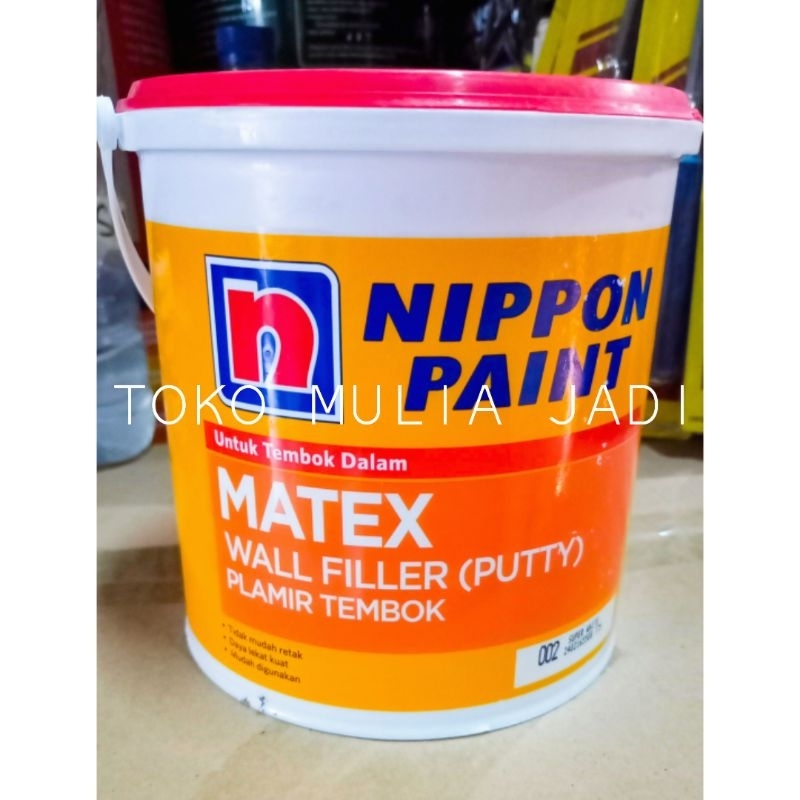 Jual Dempul Matex 4 kg Nippon Paint / plamir tembok dinding wall filler putty | Shopee Indonesia
