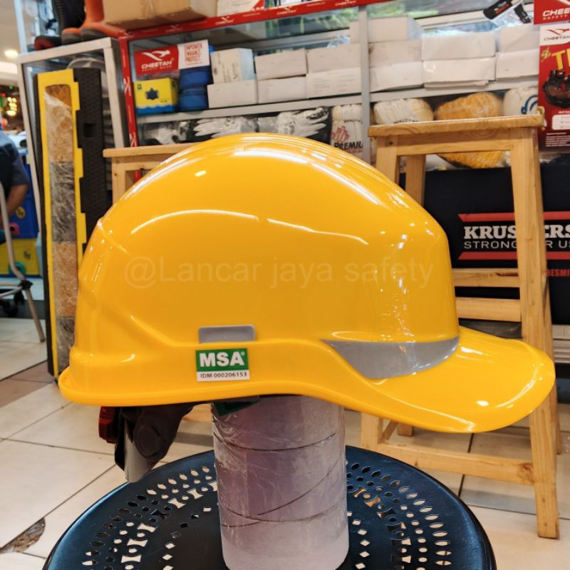 Jual Helm Safety Proyek MSA Baseball Lokal - Safety Helmet MSA Baseball Kuning | Shopee Indonesia