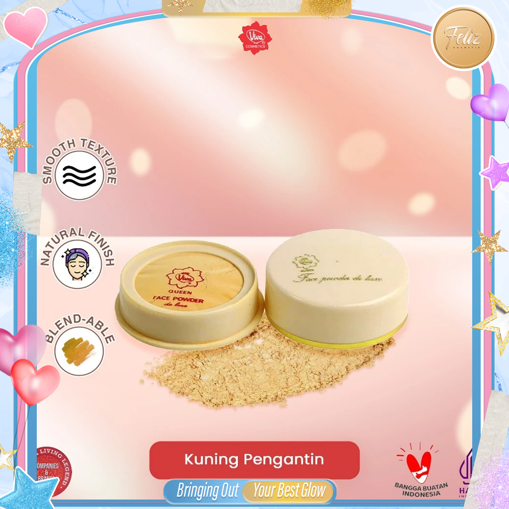 Jual * FELIZ * VIVA Queen Face Powder de Luxe 27g | Shopee Indonesia