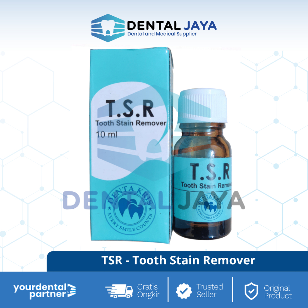 Jual Dental Jaya TSR Tooth Stain Remover Penghilang Noda Hitam Bio Stein // Pelunak karang Gigi ...