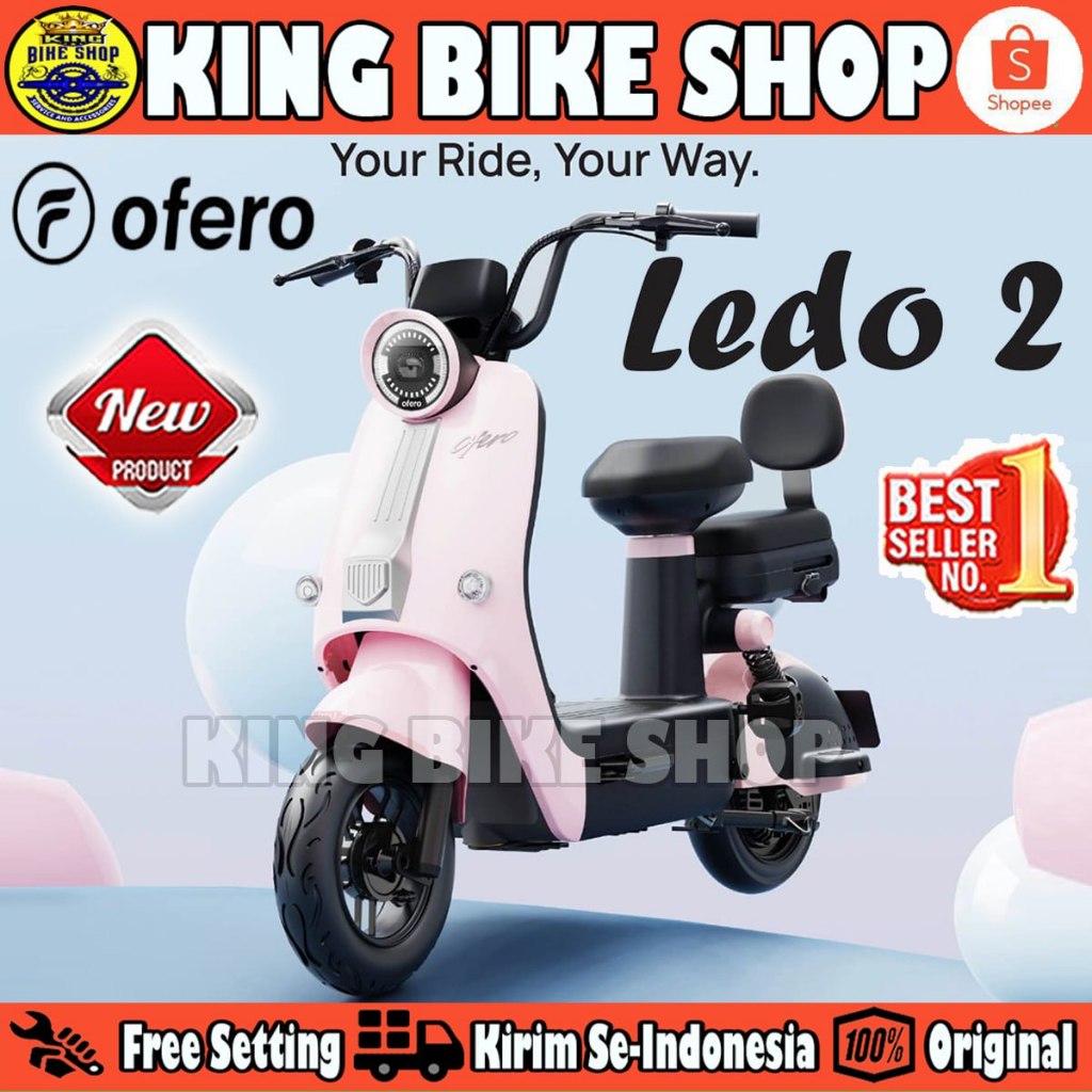 Jual Sepeda Listrik OFERO LEDO 2 Electric E-Bike 500 Watt NEW | Shopee ...