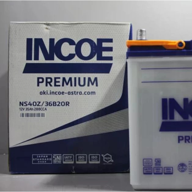 Jual Aki INCOE Premium NS40Z / 36B20R 12v 35ah Aki Mobil Avanza Xenia Rush Terios Luxio Grandmax ...