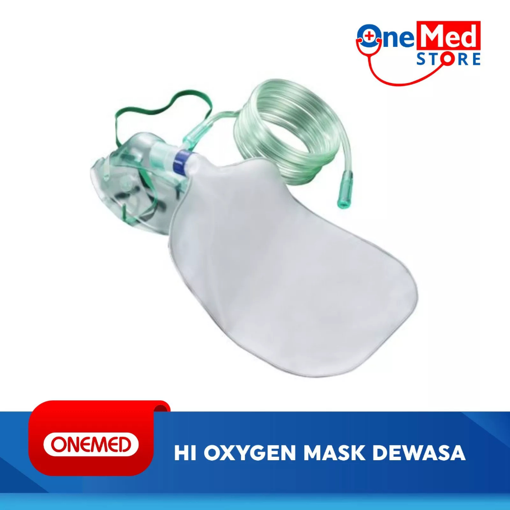 Jual Hi-Oxy Mask Dewasa / Masker NRM Non Rebreathing Mask | Shopee ...