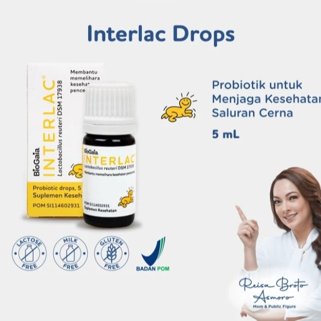 Jual Interlac Drop 5ml Interlac Probiotic | Shopee Indonesia