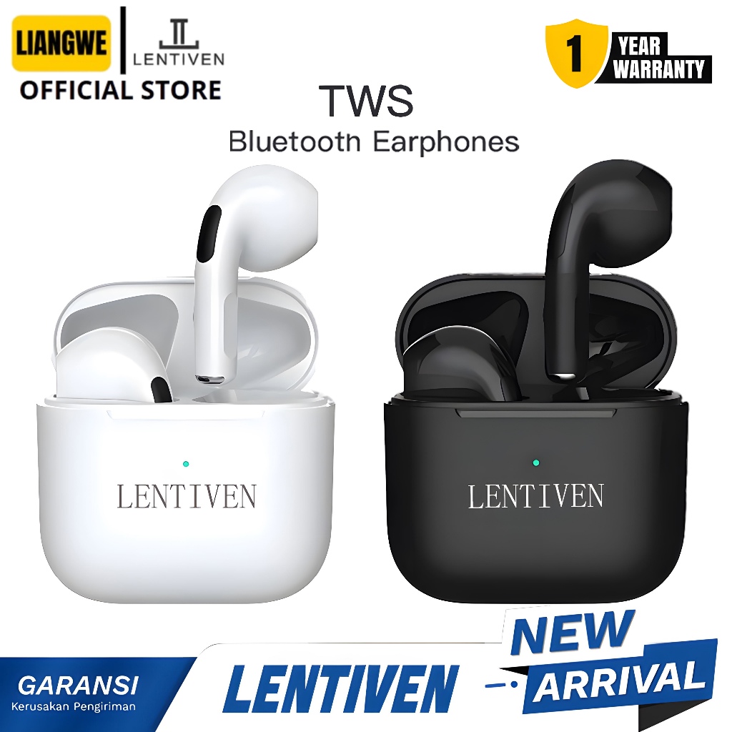 Jual LIANGWE LENTIVEN TWS Bluetooth 5.3 Headset Earphone IPX4 ...