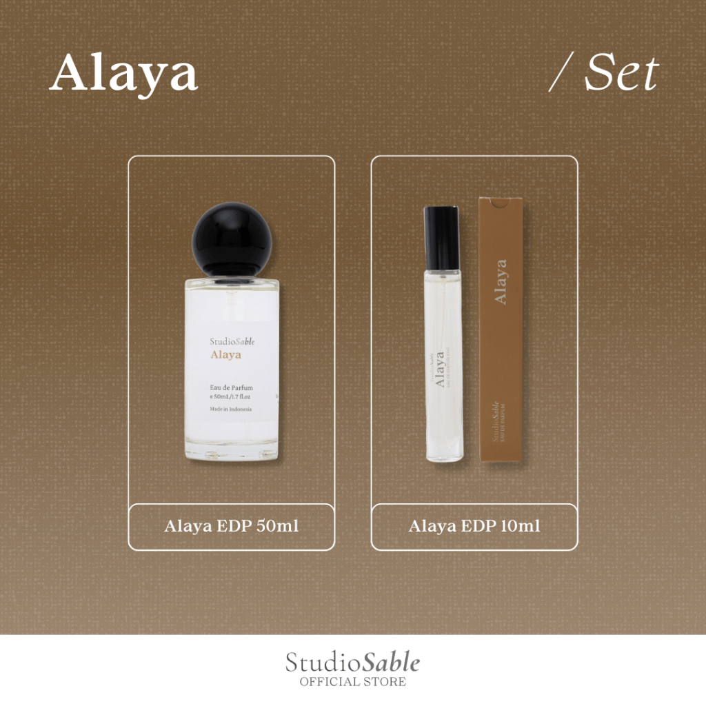 Jual Studio Sable x Arinda Kristie | Alaya Set | 50 mL & 10 mL | EDP ...