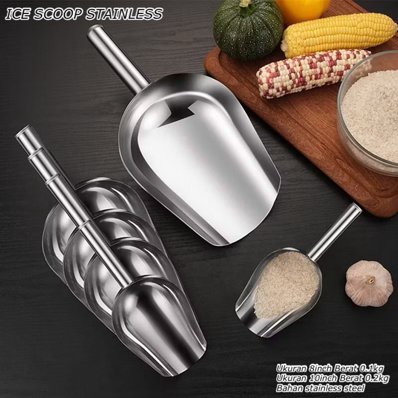 Jual ICE SCOOP 10 - 8 INCH || SEROK ES BATU || SEROK SERBAGUNA || SKOP ...