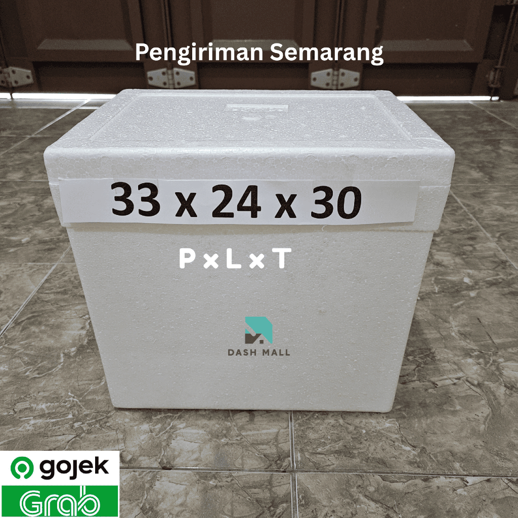 Jual Box Es / Box Sterofoam / Box Gabus / Ice Box Styrofoam 33x24x30cm ...