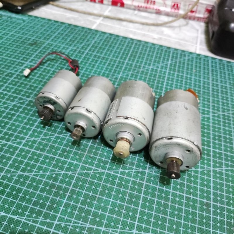 Jual DC MOTOR GENERATOR EX PRINTER DINAMO DC 12V 24V BERBAGAI MACAM ...