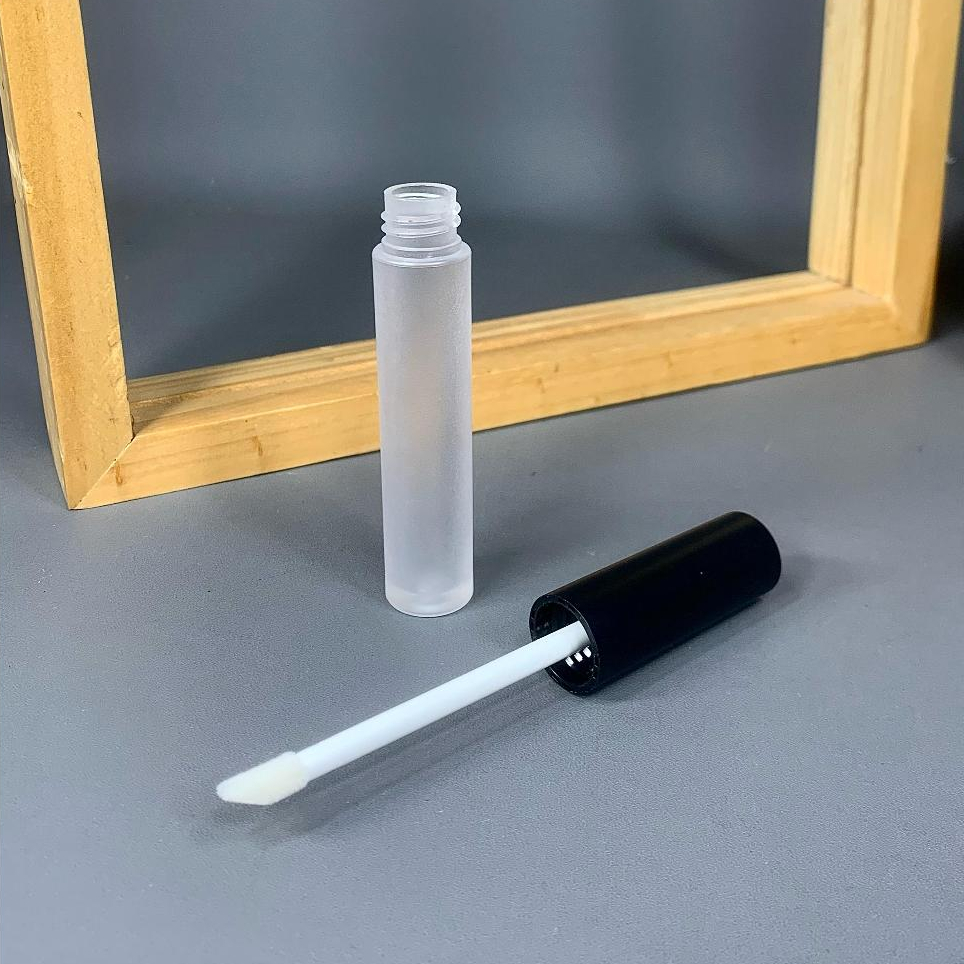 Jual Botol Lip Cream 4 Ml Round Frosted Cap Hitam Doff / Botol Lip ...