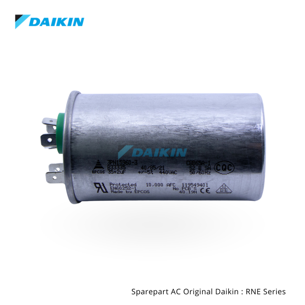 Jual Capacitor / Kapasitor AC Daikin RNE | CAPACITOR (COMPRESSOR/ FAN MOTOR) | Sparepart ...