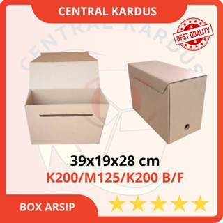 Jual BOX/KARDUS ARSIP DOKUMEN UK 38x19x28 CM (HARGA PAKET 1 PCS ...