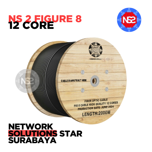 Jual Kabel Fig8 12 Core Jelly tube Merk NS2 0.3db/KM - Tebal Seling ...