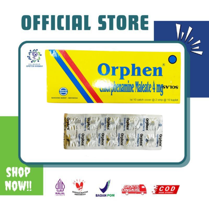 Jual Orphen tablet suplemen multivitamin kesehatan | Shopee Indonesia