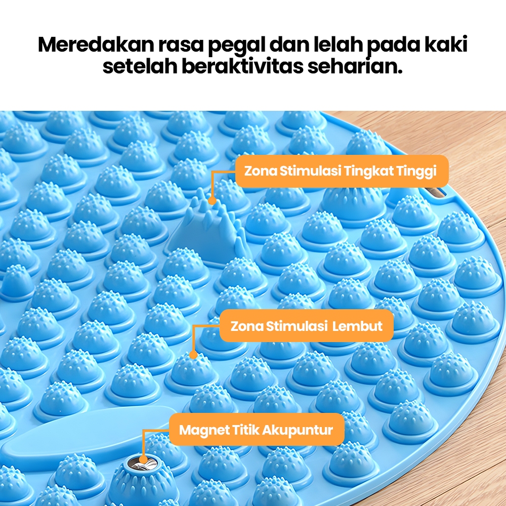 Jual Matras Pijat Refleksi Kaki Karpet AlasTerapi Pemijat Titik Telapak Kaki Matras Yoga Foot ...