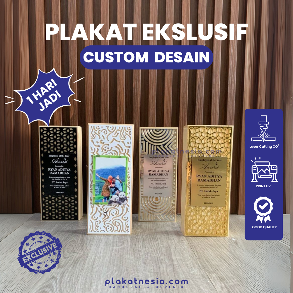 Jual Plakat Kayu Custom | Piala Kayu Custom | Trophy Kayu Custom ...