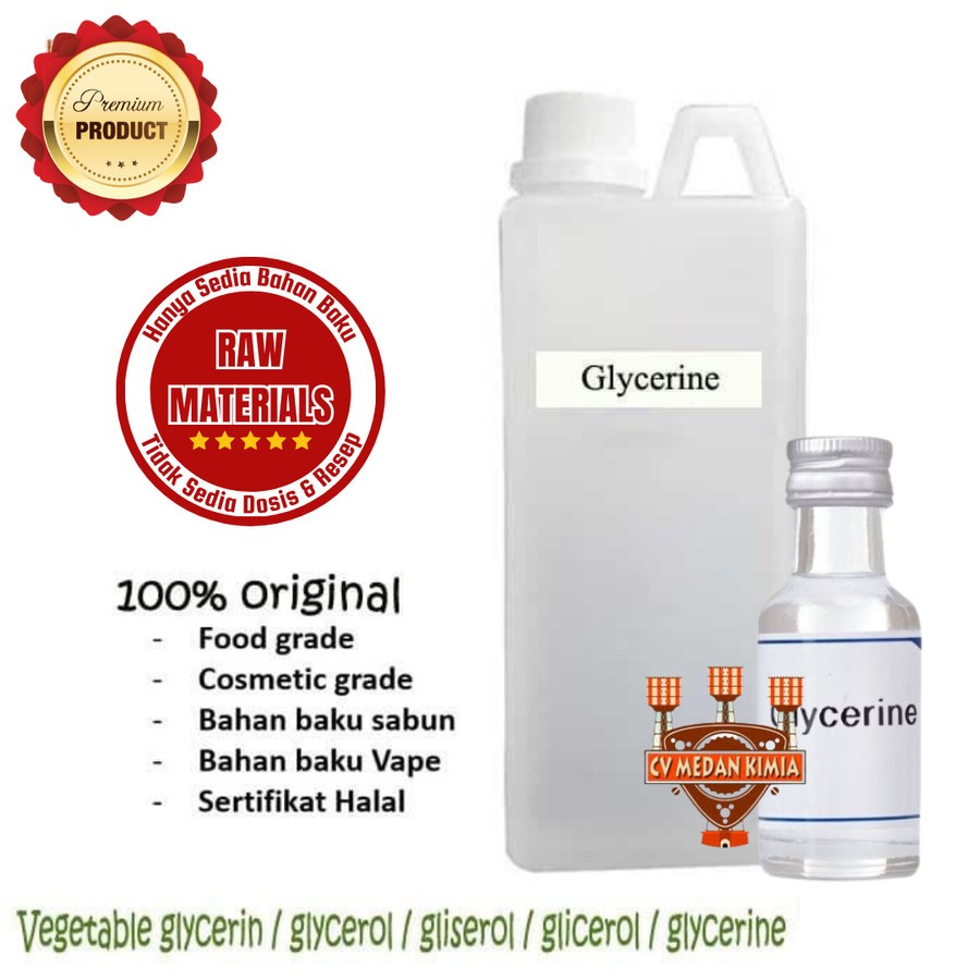 Jual Original Glycerine 1kg Vegetable Glycerin / Glycerol / Gliserol ...